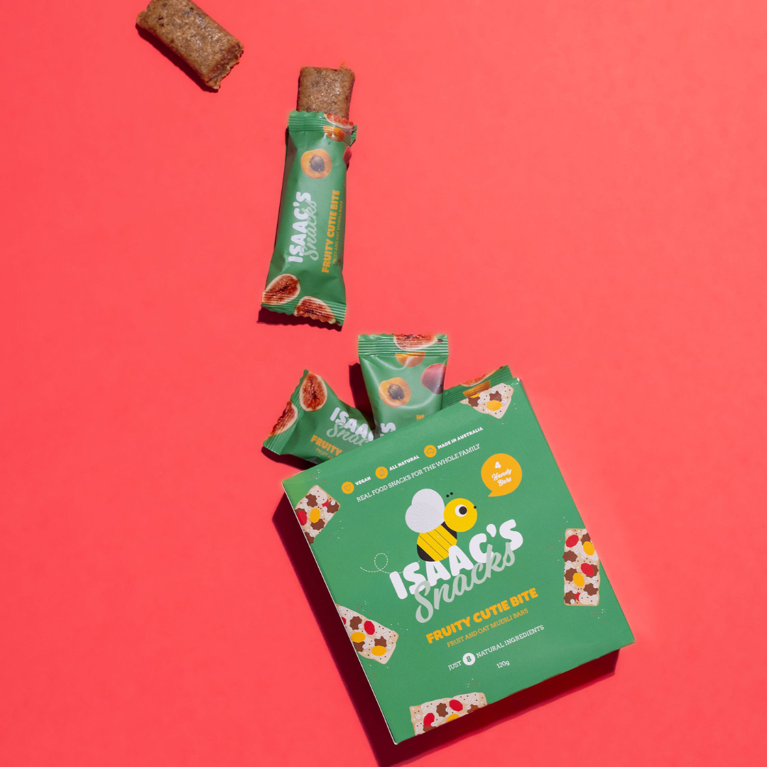 Isaac's Snacks Fruity Cutie Bars 4 x 120g