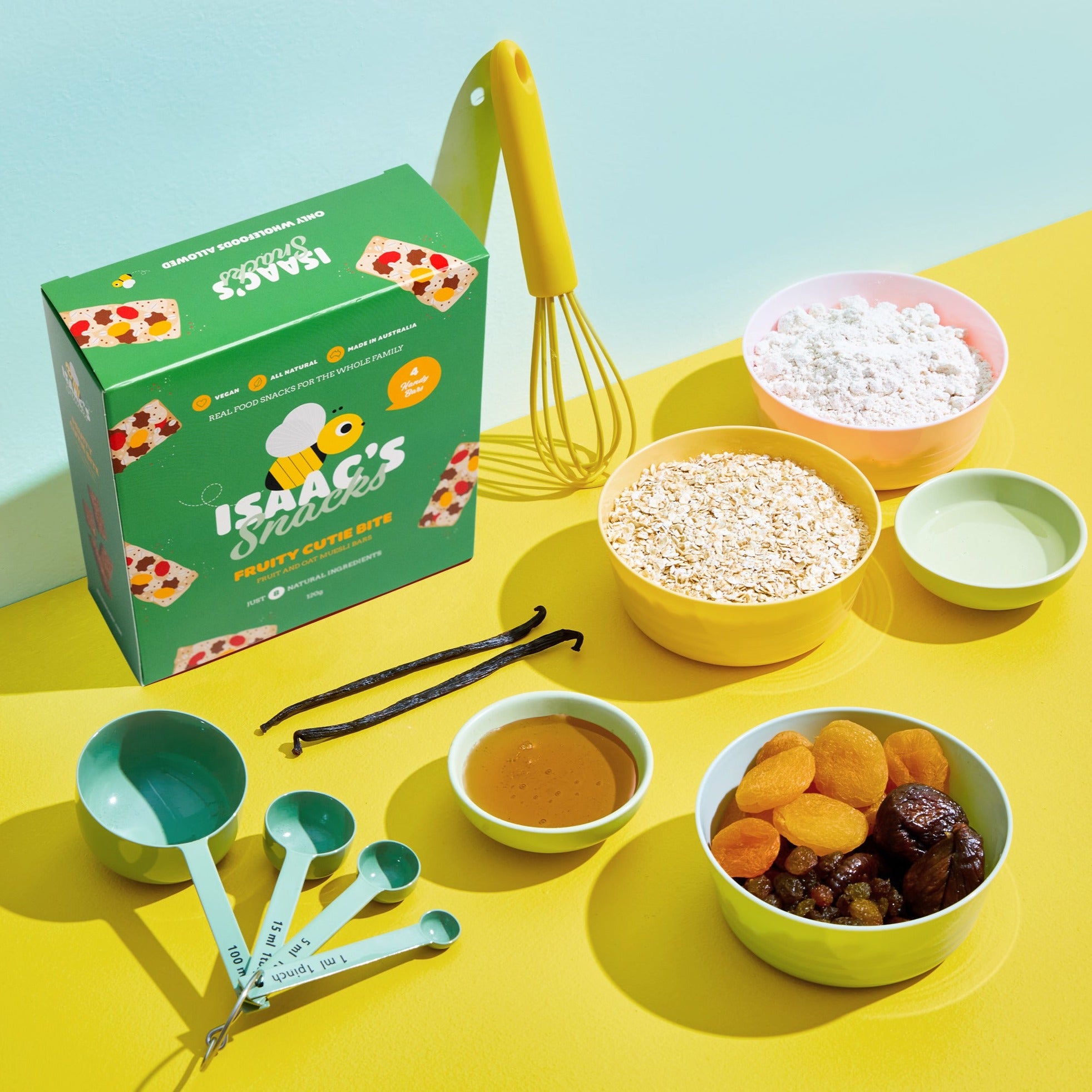 Isaac's Snacks Fruity Cutie Bars 4 x 120g