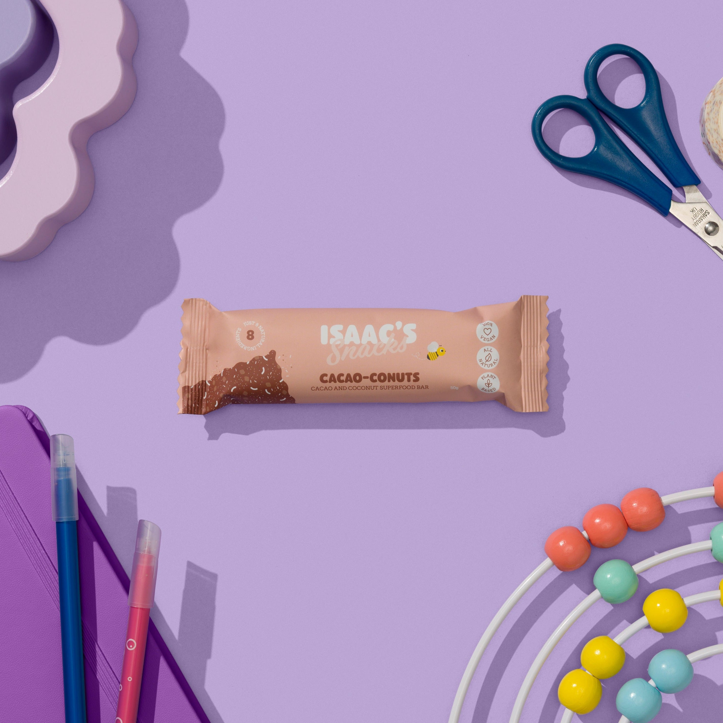 Isaac's Snacks Cacao-conuts Bar Carton